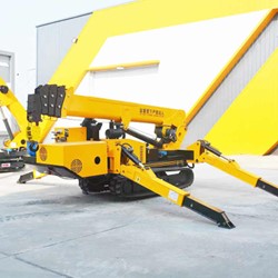 Micro Crane Entering Elevator Mini Crawler Mobile Crane \/Telescopic ...